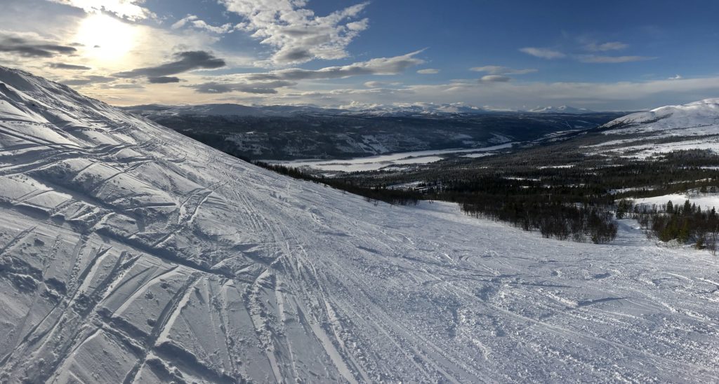 Kungsberget fallhöjd - Kungsberget Panorama