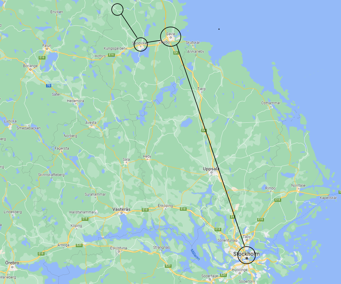 Åka reguljärtrafik från Stockholm till Kungsberget - Kungsberget Panorama